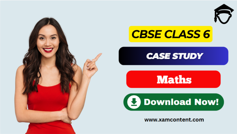 Perimeter and Area Class 6 Case Study Questions Maths Chapter 6 - XAM ...